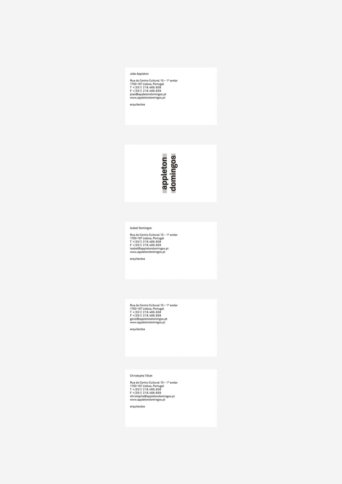 Visual Identities | Set — Typologies | Atelier Pedro Falcão